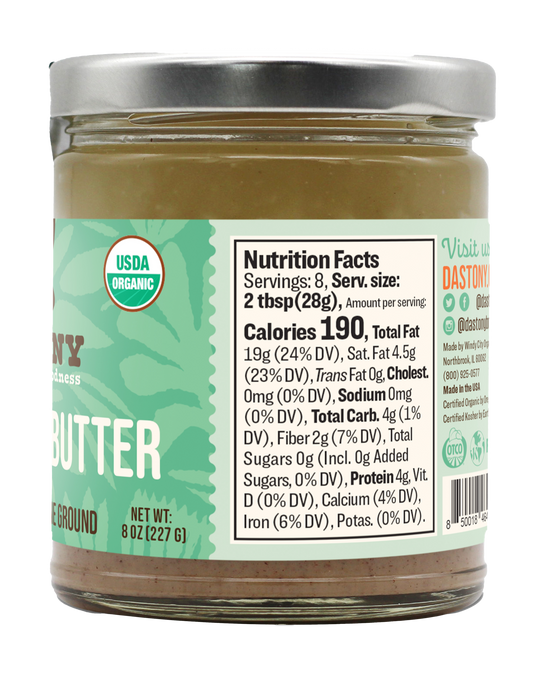 Dastony Organic Brazil Nut Butter